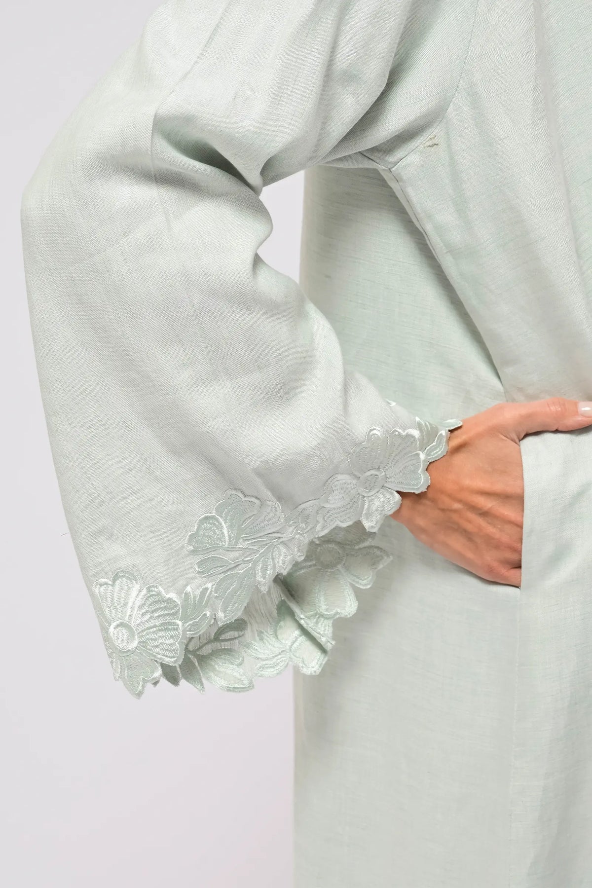 Maysoon Linen Abaya | Homegrown Market