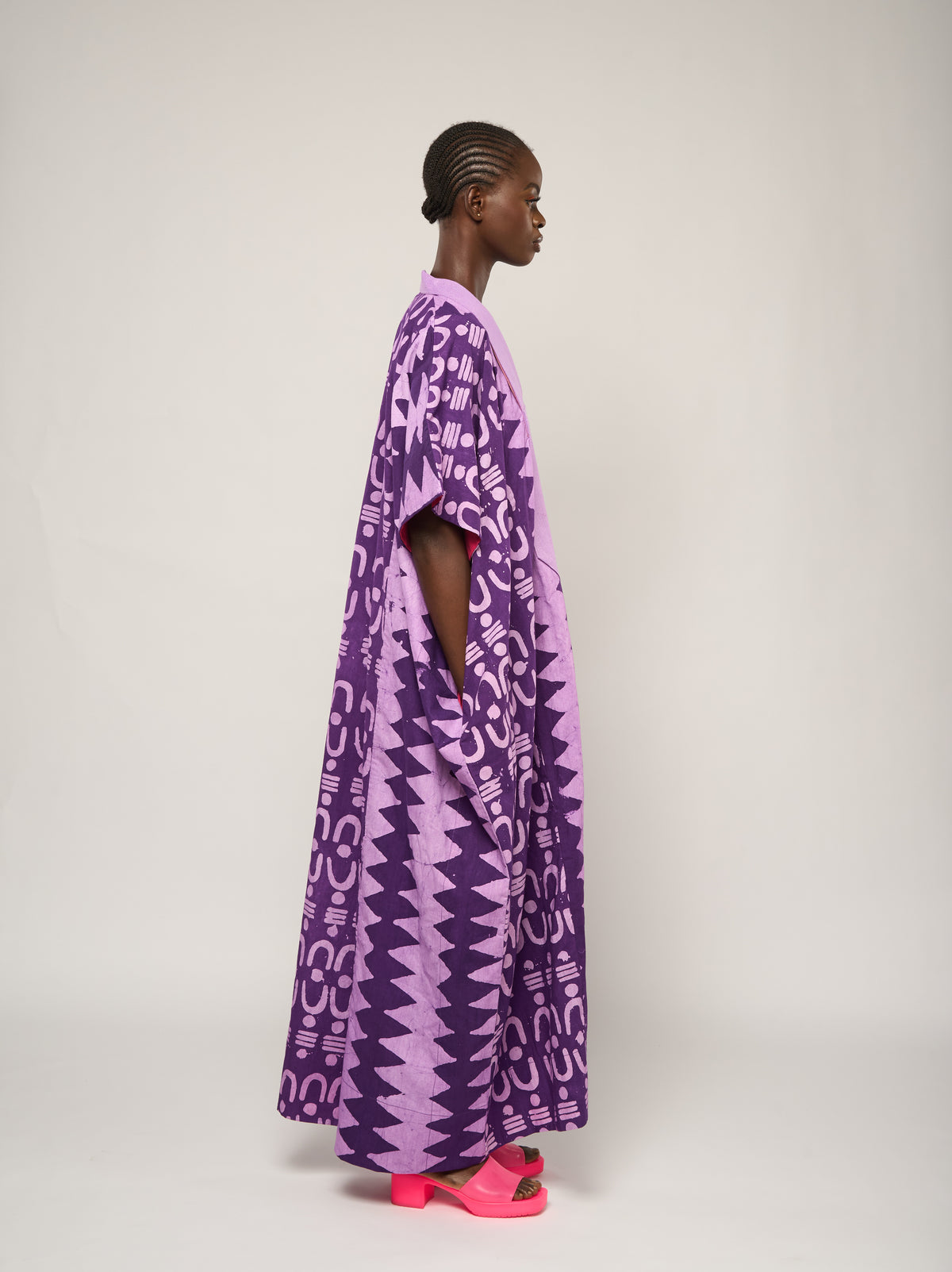 Eid Purple Agbada with Lilac Asooke Collar | Homegrown Market