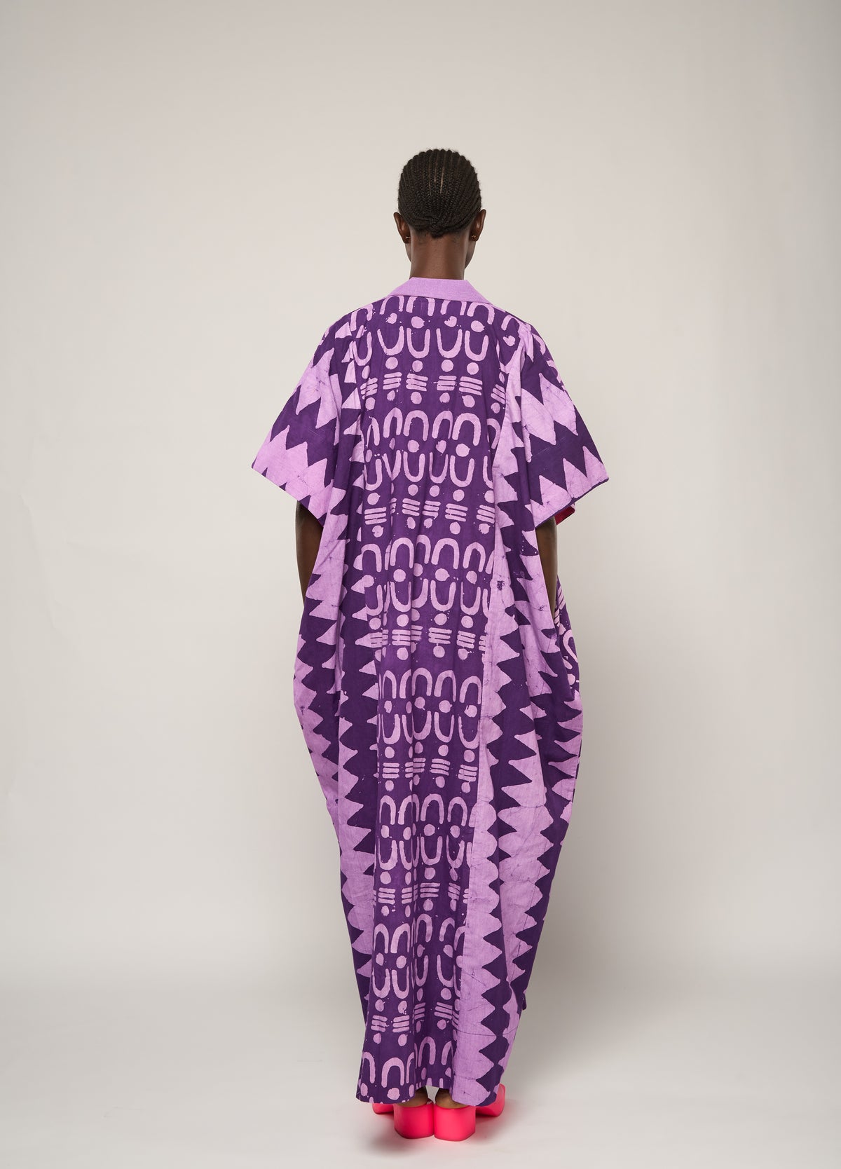 Eid Purple Agbada with Lilac Asooke Collar | Homegrown Market